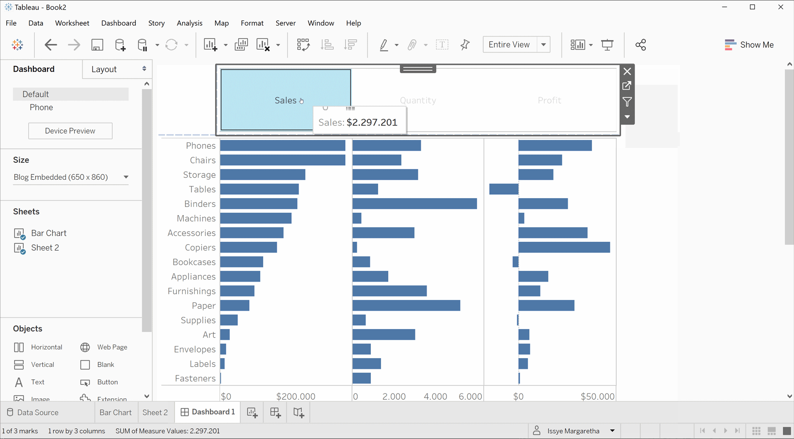 5 Ways To Level Up Your Bar Chart Using Tableau Parameter Actions